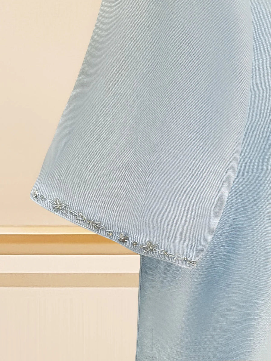 3 PIECE - PURE COTTON NET EMBROIDERED SUIT – Olive Atelier