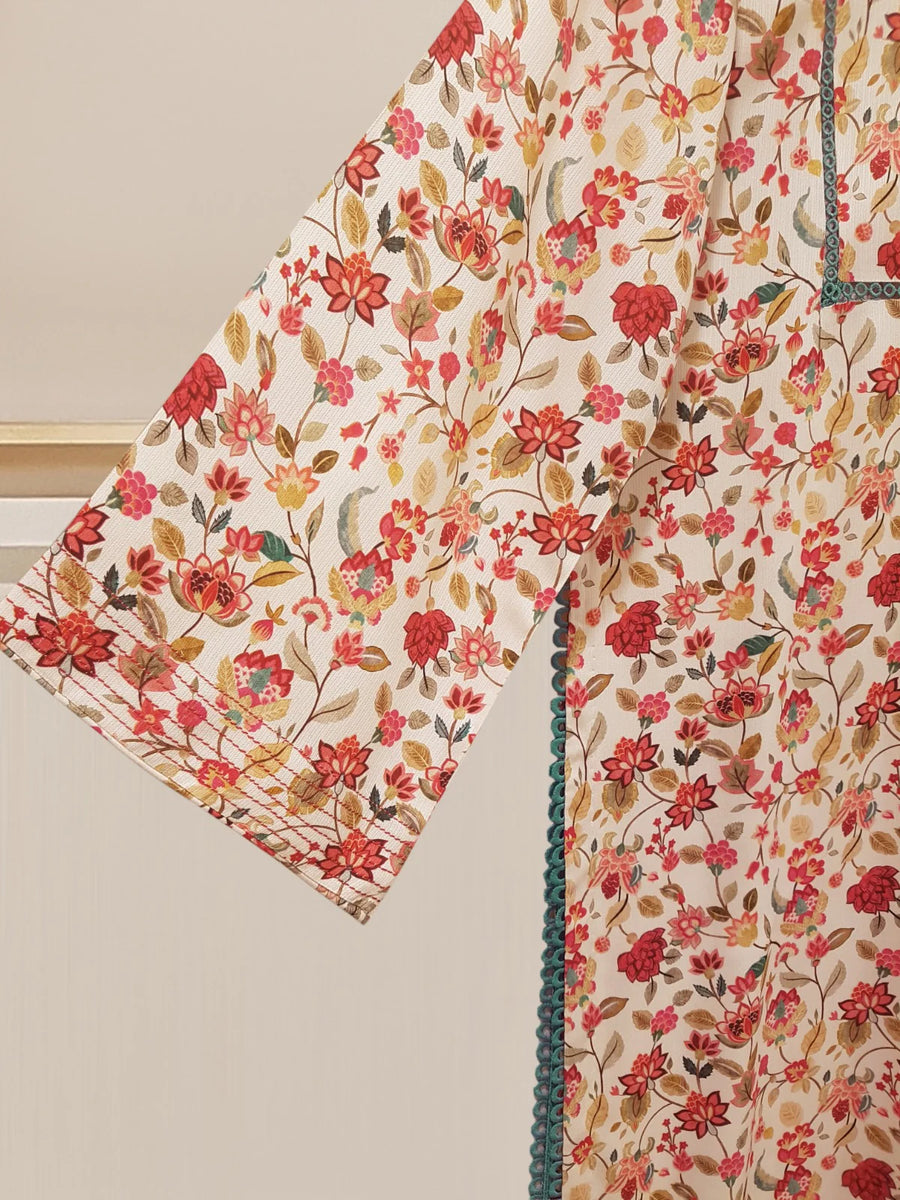 3-Piece Printed Linen Suit – Olive Atelier